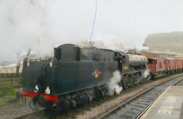 STEAM ENGINE PHOTO Wd Loco Photograph Train Picture Tender First ...