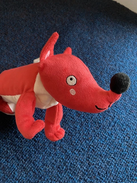 IKEA BARNSLIG RAV Musical Fox Rock-a-bye Baby Stuffed Plush Animal Pull ...