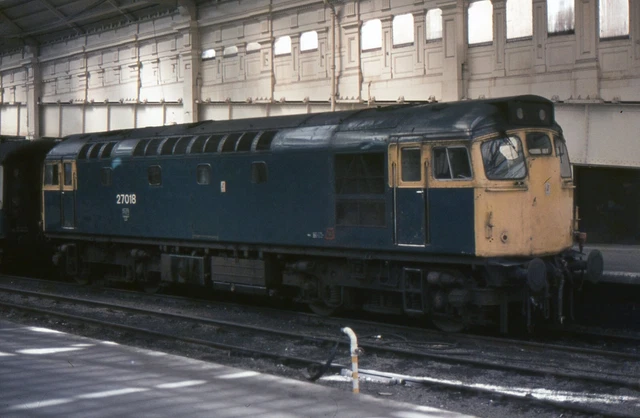 ORIGINAL RAILWAY SLIDE Class 27 27001 at Edinburgh Waverley(see both ...