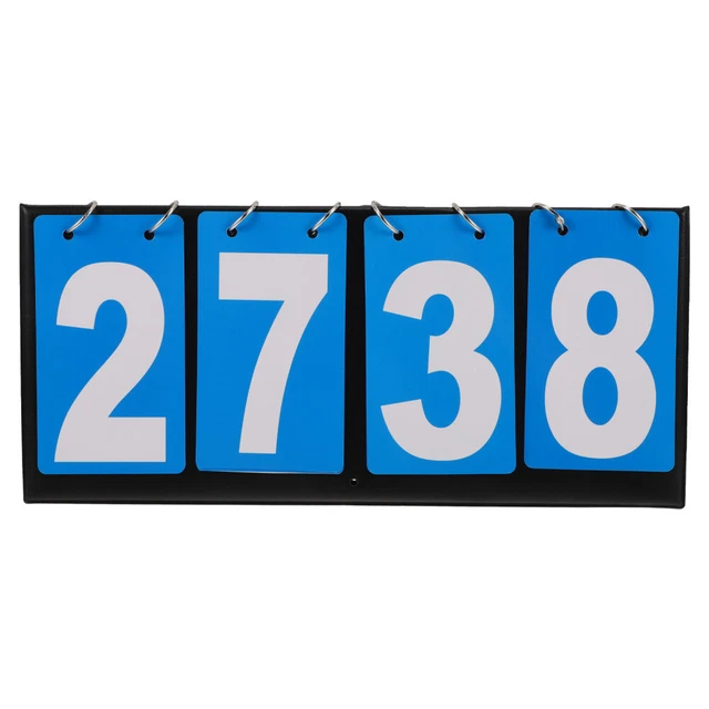 FLIP SCORE BOARD Number Chart Keeper Lightweight Scoreboard Easy to ...