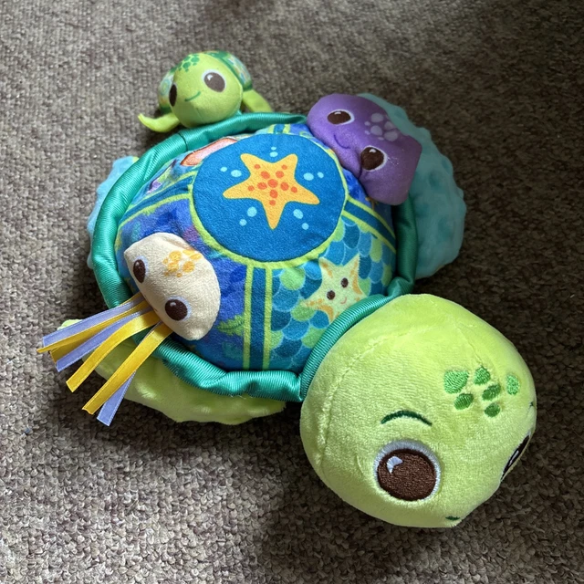VTECH SOFT DISCOVERY Eco Turtle Plush Toy with Lights & Sounds 3 Months ...