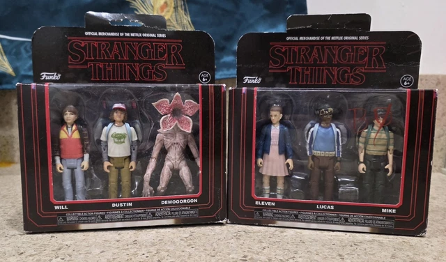 FUNKO STRANGER THINGS Action Figure 3 Pack, Set Of 2 (6 Characters) £72 ...