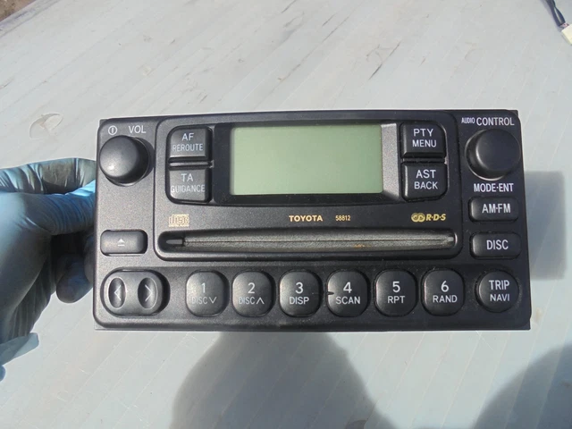 TOYOTA RAV4 RADIO/CD-PLAYER (58812) To Fit 2002-2005 £50.00 - PicClick UK