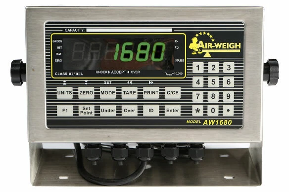 TRUCK SCALE INDICATOR Display Head Brain Airweigh AW-1680 Weighing ...
