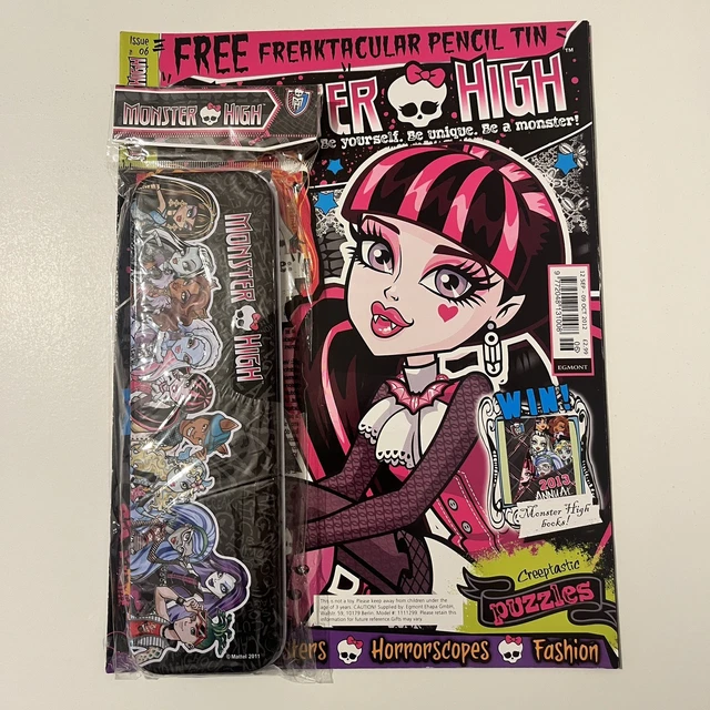 #6 MONSTER HIGH Dolls Magazine Comic Freebie & Poster 2012 UK Egmont ...