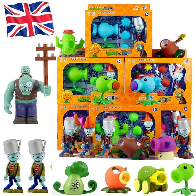 NEW PLANTS VS. Zombies Peashooter Bucket Zombie Action Figures Kits ...