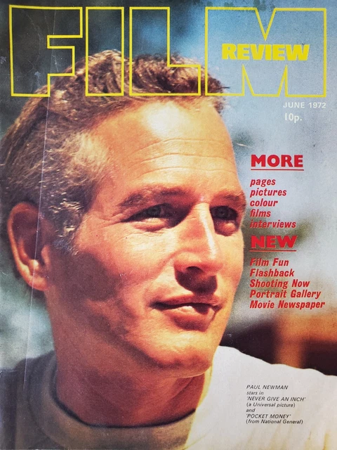 FILM REVIEW MAG June 1972 - Paul Newman, Leonard Nimoy, Bette Davis ...
