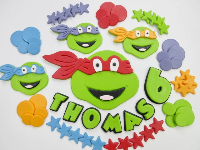 TEENAGE MUTANT NINJA Turtles Cake Topper Personalised Large. Edible ...