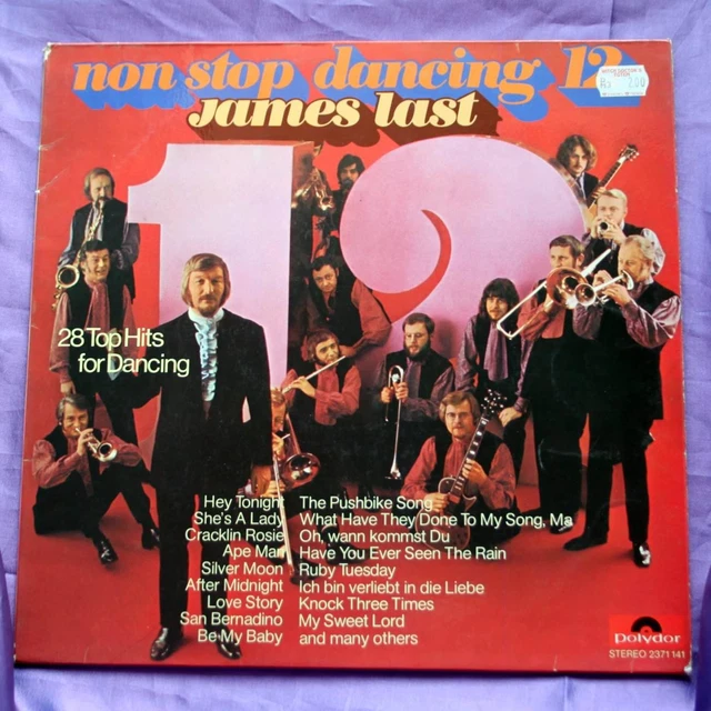 LP JAMES LAST - non stop dancing 12 - 28 Top Hits for Dancing Polydor ...