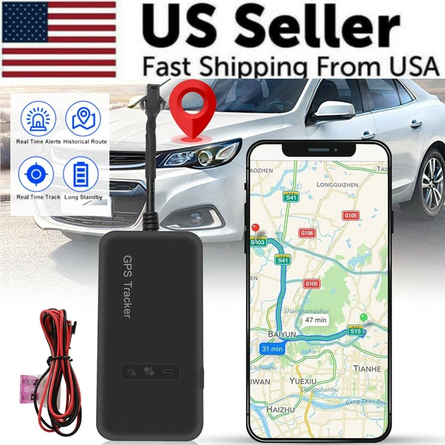 GPS TRACKER REAL-TIME Tracking Locator Device GPRS GSM Car/Motorcycle ...