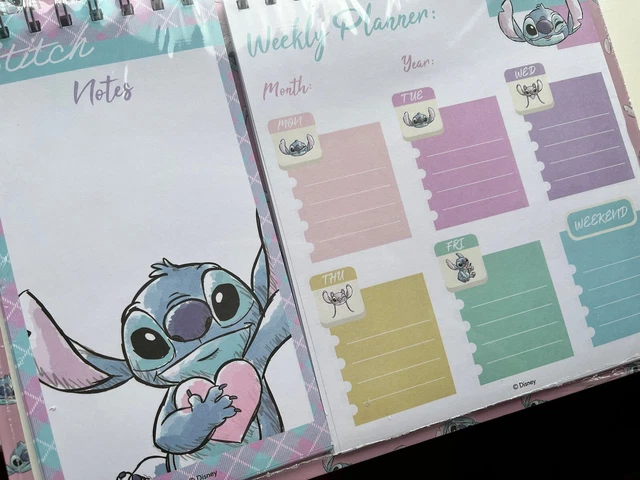 PRIMARK DISNEY LILO & Stitch Planner Stitch and Angel Weekly Planner ...
