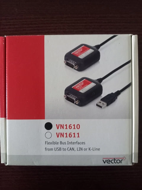 VECTOR VN1610 CAN / CAN FD USB Interface, inkl. Kabelsatz D-SUB und ...