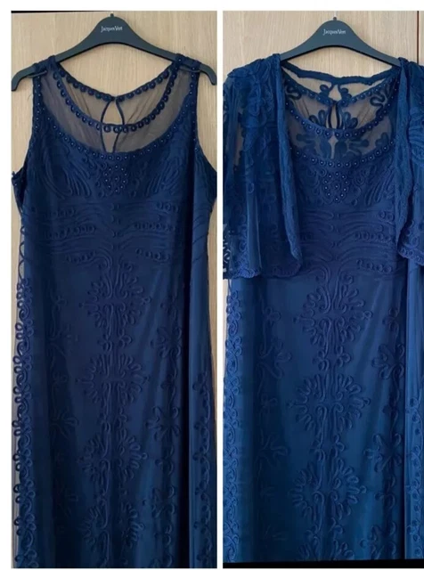 LADIES WEDDING OUTFIT Mother Of The Bride Size 16 2 Piece Jacques Vert ...