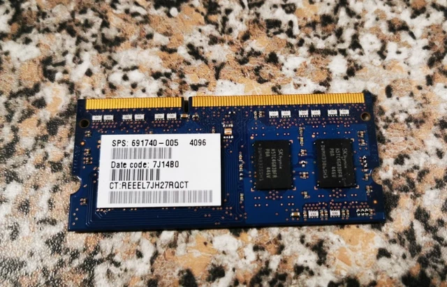 SK HYNIX HMT451S6BFR8A-PB 4GB 1Rx8 SODIMM PC3L-12800S DDR3 Laptop RAM ...