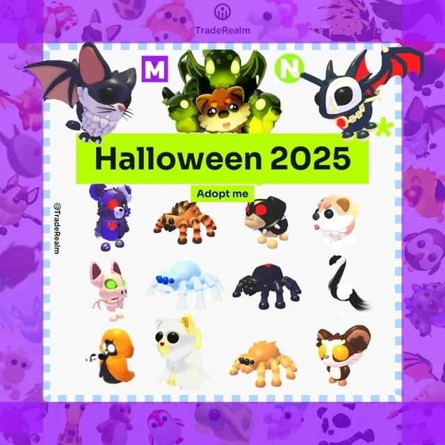 ADOPT ME PET HALLOWEEN PATCHY 2025 /KITTY BAT/PHANTOM/GHOSTLY CAT ...