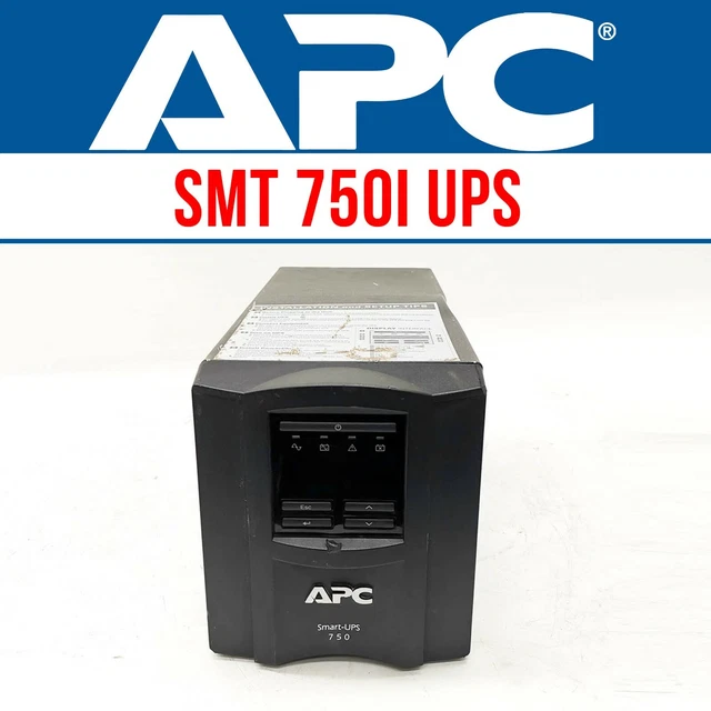 APC SMART-UPS SMT750I 750VA 230V 500W with new battery 6-month Wty AU ...