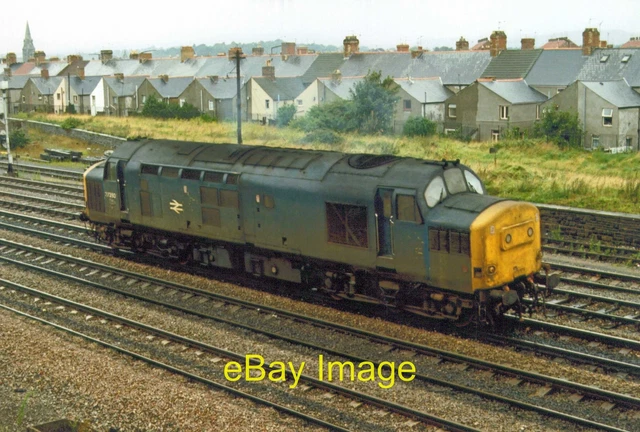 PHOTO RAILWAY 6X4 Class 37 37280 Light Engine at Cardiff c1988 £2.00 ...