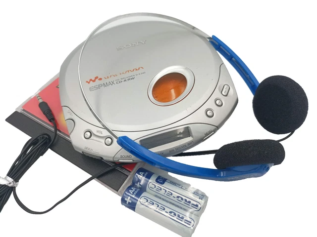 SONY D-E340 CD Walkman Discman Portable Personal Music Compact Disc ...