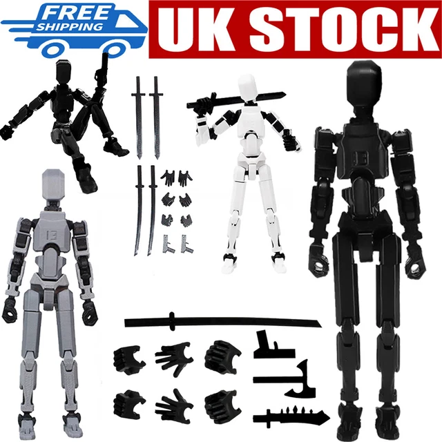 ACTION FIGURE 3D Printed Multi-Jointed Movable Full Joint Action Figure ...