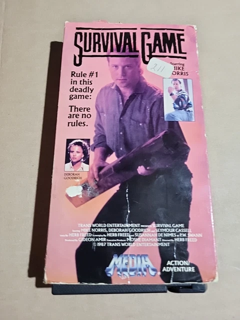 BETAMAX SURVIVAL GAME (Not A Vhs)Mike Norris, Deborah Goodrich, Seymour ...