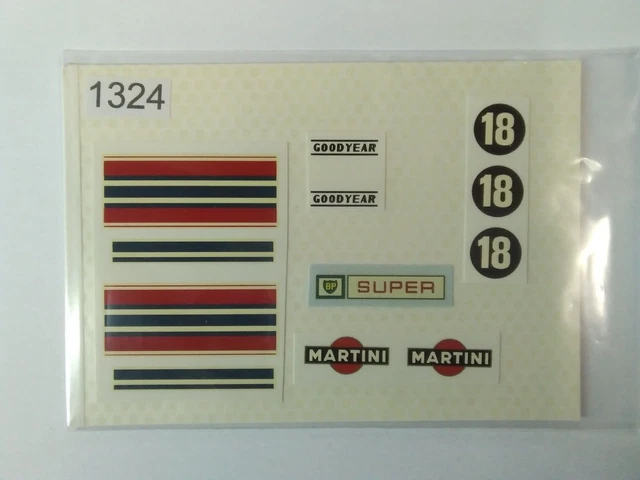 MÄRKLIN SPRINT REPRO-DECALS für Porsche 935 (1324) BvH-Decals , NEU EUR ...