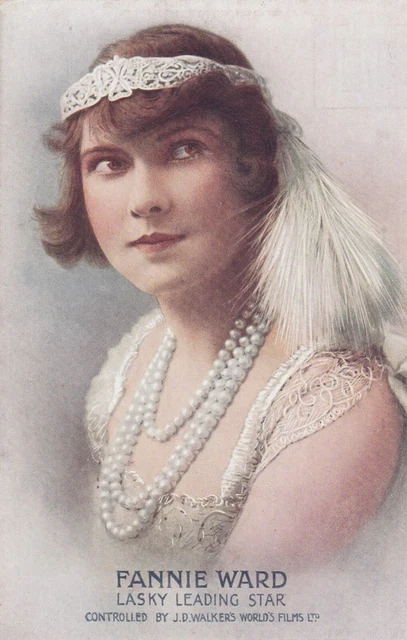 A ACTOR ACTRESS film star old postcard movies cinema fanny ward EUR 3 ...