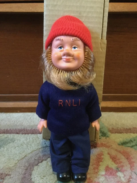 VINTAGE RNLI LIFEBOAT Mascot Fisherman Doll Royal National Lifeboat ...