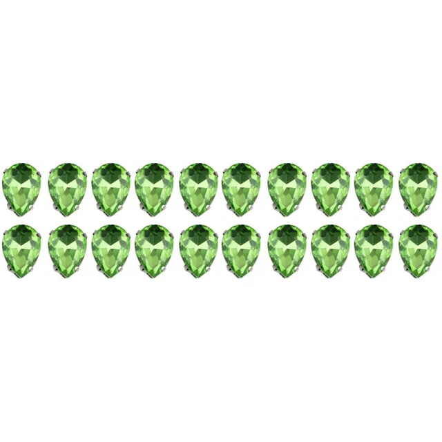 2 COUNT SHOES Decorations Sewing Claw Crystals Teardrop for Garment £29 ...