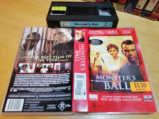 MONSTER'S BALL (HEATH Ledger/Halle Berry) RARE Australian Hoyts Vhs ...