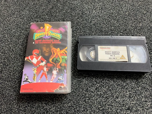 Mighty Morphin Power Rangers Vol 6 Happy Birthday Zack Vhs Video Eur