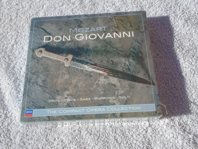 MOZART - DON Giovanni CD Boxset - Weikl Moll Solti Decca 470427-2 £12. ...