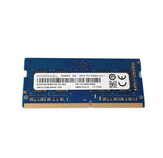 RAMAXEL 4GB DDR4 Laptop Memory RAM 1Rx16 PC4-3200AA-SC0-11 ...