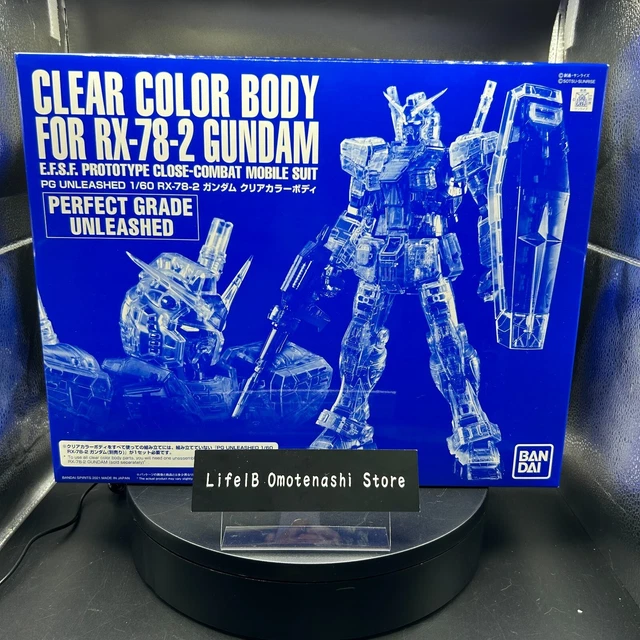 BANDAI PG UNLEASHED 1/60 RX-78-2 Gundam Clear Color Body Model Kit £111.06 - PicClick UK