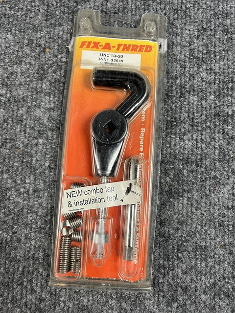 OEM TOOLS FIX-A-THREAD Thread Repair System 1/4”-20 (Drill 6.7mm 17/64 ...