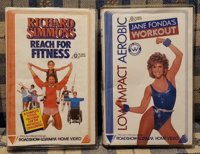 RICHARD SIMMONS REACH For Fitness VHS and Jane Fondas Workout 80s ...