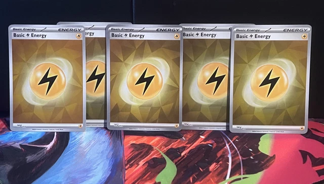 POKÉMON TCG HOLO Electric Energy 012 Prismatic Evolutions Lot Of 5 £3. ...