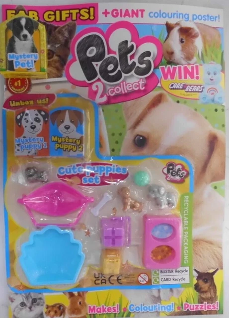 PETS 2 COLLECT magazine #144 2025 Puzzles Facts Colouring + Mystery ...