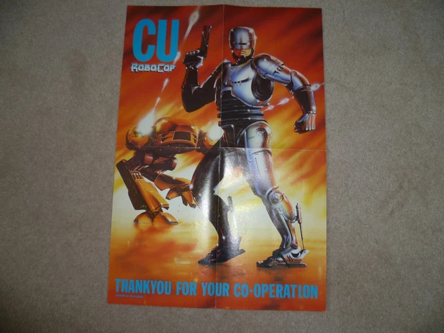ROBOCOP POSTER late 80's Retro Gaming £3.32 - PicClick UK
