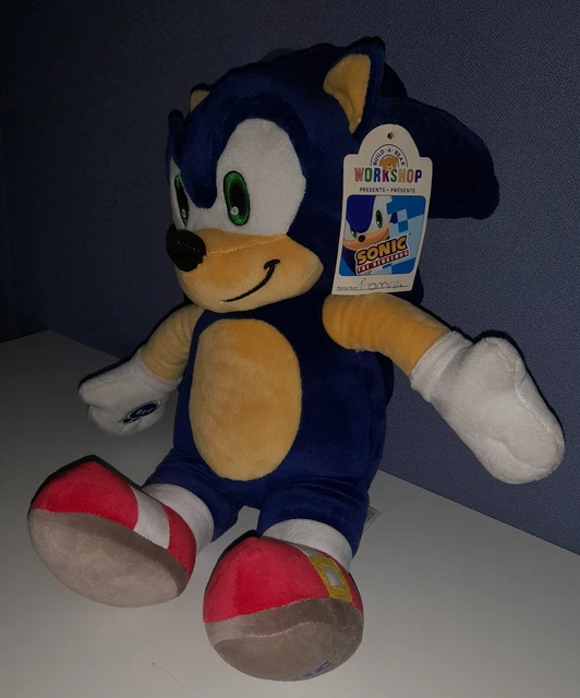 BUILD A BEAR - Sonic The Hedgehog 18" plush soft toy - with tag and certificate £25.00 - PicClick UK