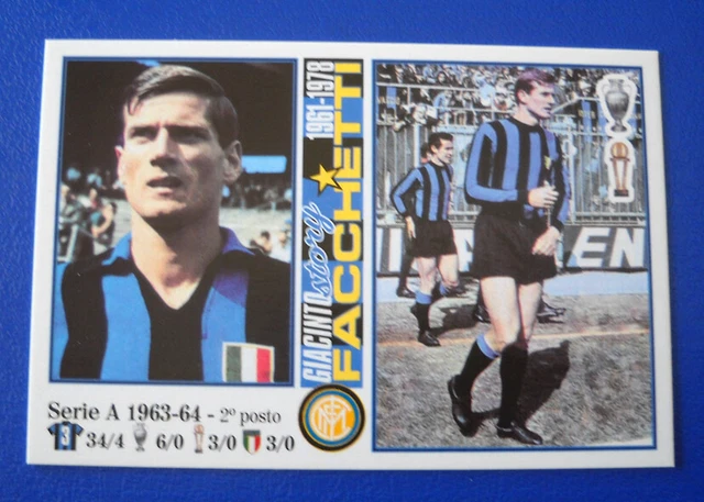 FIGURINA GIACINTO FACCHETTI Story 1961/1978 - Inter 1963-64 EUR 2,50 ...