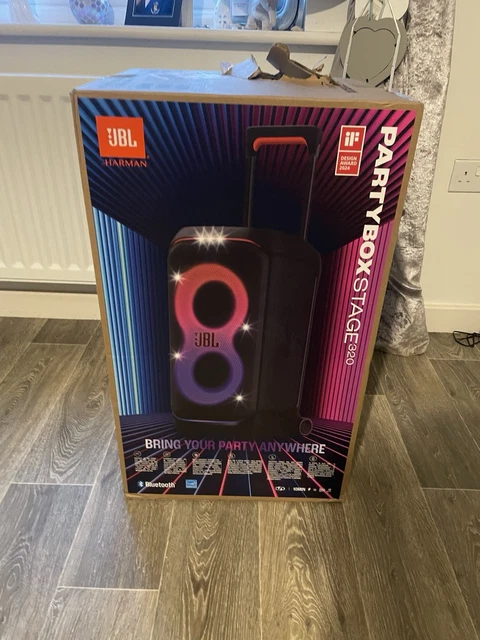 JBL PARTYBOX STAGE 320 Portable Bluetooth Party Speaker W/ Handle and ...