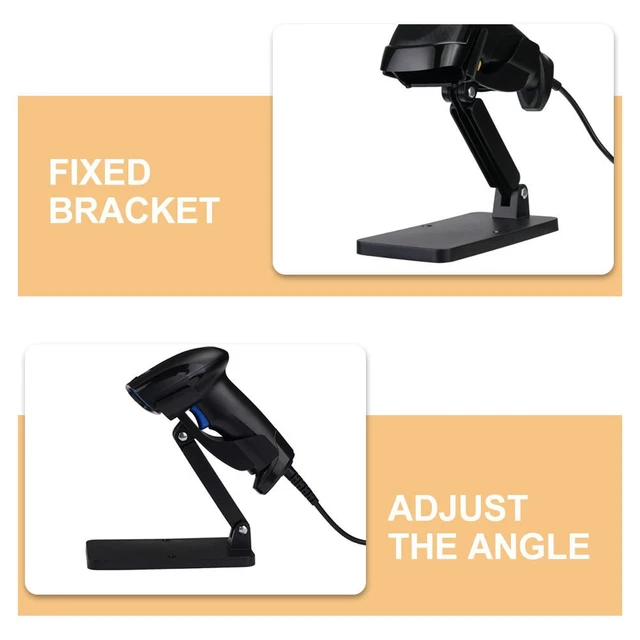BARCODE SCANNER HOLDER for Desk Handheld Stand Mount Scanning Tool ...