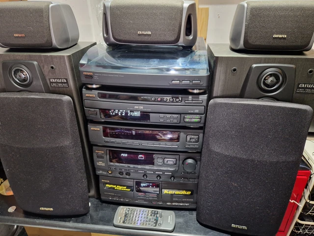 BOXED AIWA MX-Z9300M Stereo Stack System HiFi Separates Surround ...