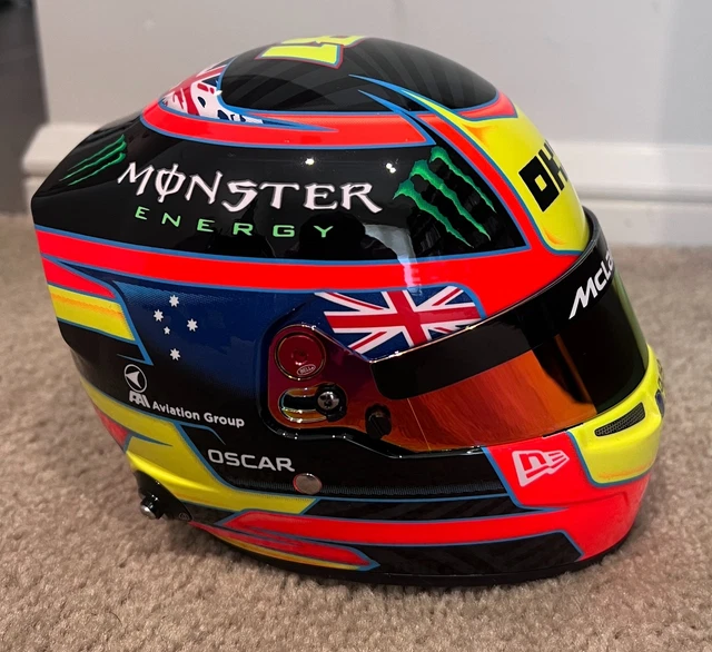 OSCAR PIASTRI HELMET 1:2 scale #81 2025 season - brand new! Bell Helmet ...