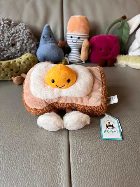 JELLYCAT AMUSEABLES, EGG On Toast. £24.64 - PicClick UK