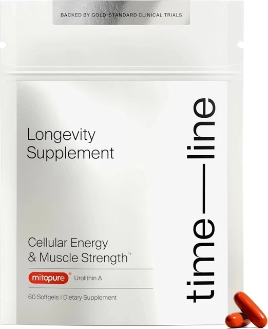 (PACK-2) TIME-LINE LONGEVITY Supplement Mitopure Urolithin A 120 £55.19 ...