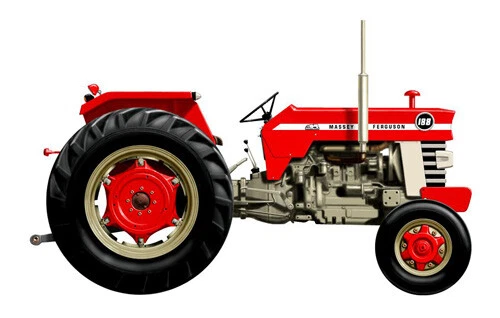 A3 MASSEY FERGUSON Tractor 188 Agricultural Wall Poster Brochure Art ...