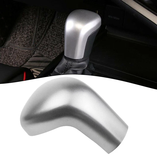COVER MANOPOLA CAMBIO cambio auto fibra di carbonio argento per Toyota ...