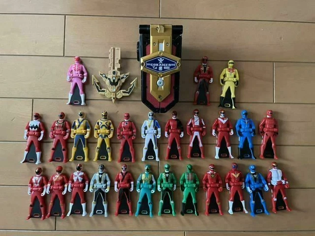 POWER RANGERS SUPER Megaforce Gokaiger DX Mobilates Ranger Key 27p Set ...