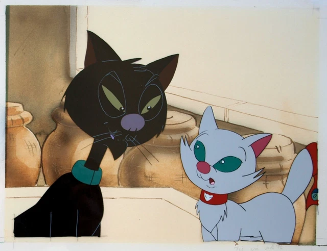BILLY THE CAT Tv series Amimation cel "Wok on the Wild Side" Jono ...